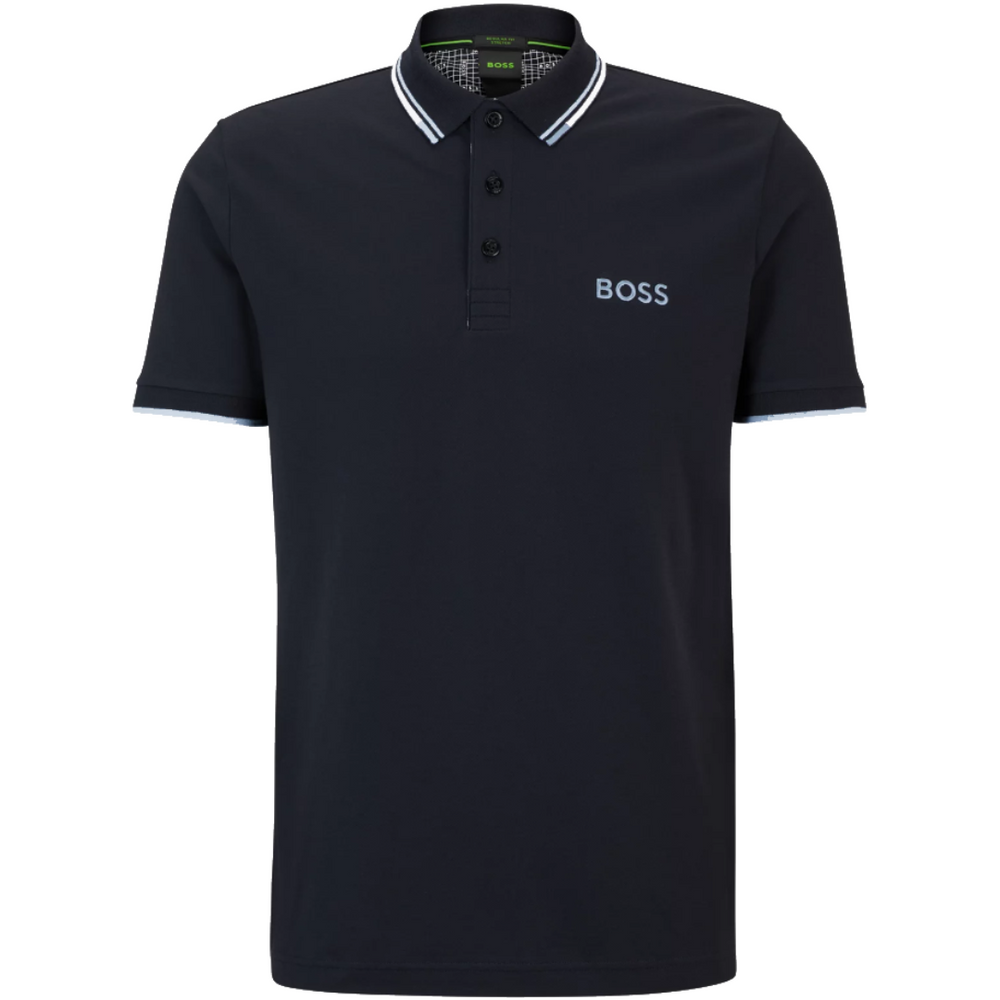 BOSS Paddy Pro Polo Shirt | Medium Blue | Desirable Golf